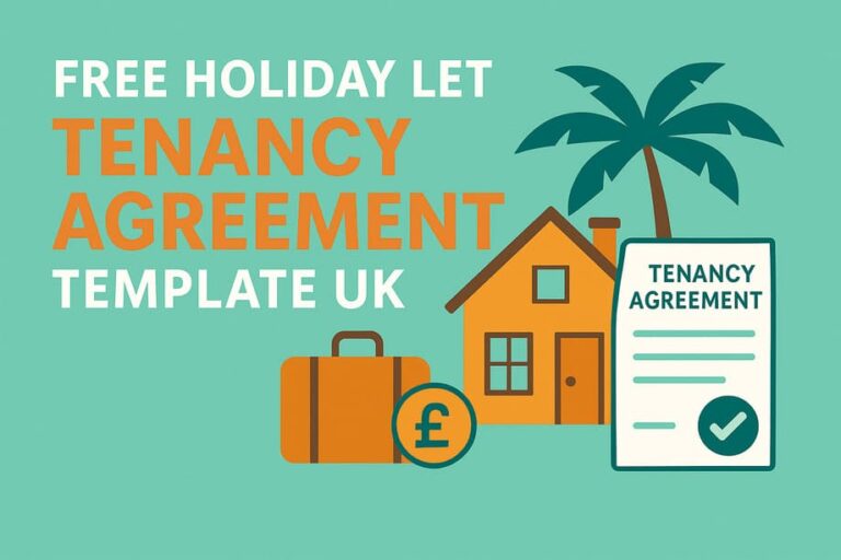 Free Holiday Let Tenancy Agreement Template UK - Your Property Blog