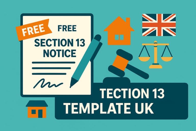 Free Section 13 Notice Template UK (Word & PDF Download) - Your ...